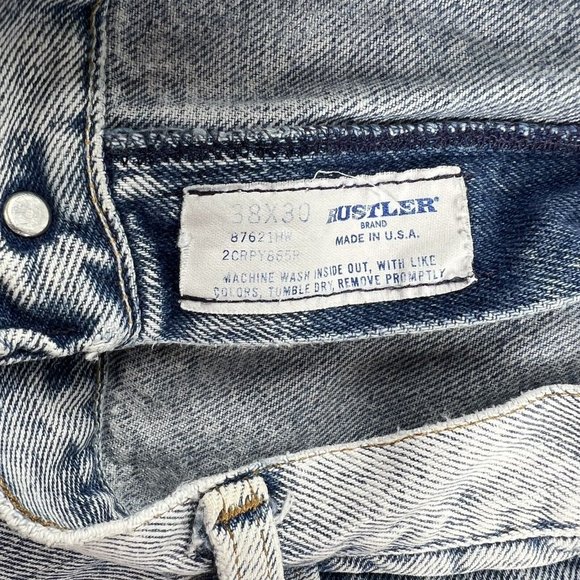 Rustler | Jeans | Vintage Rustler Jeans Blue Denim Stone Acid Washed ...